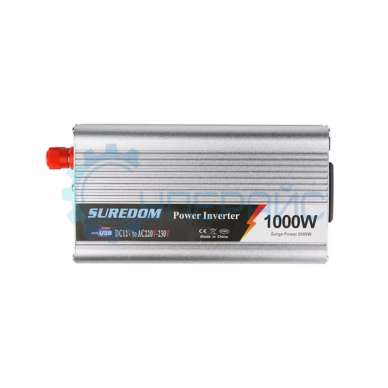 Автомобильный инвертор SUREDOM YSCZ-1000W (преобразователь DC-AC), 12В ...