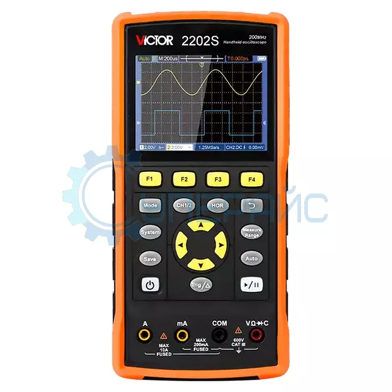 Осциллограф портативный Victor 2202S с генератором сигналов купить по ...