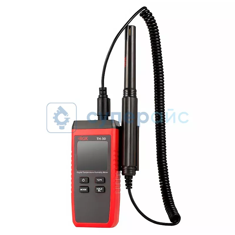 Многофункциональный термогигрометр RGK TH-30 с поверкой купить | Суперайс