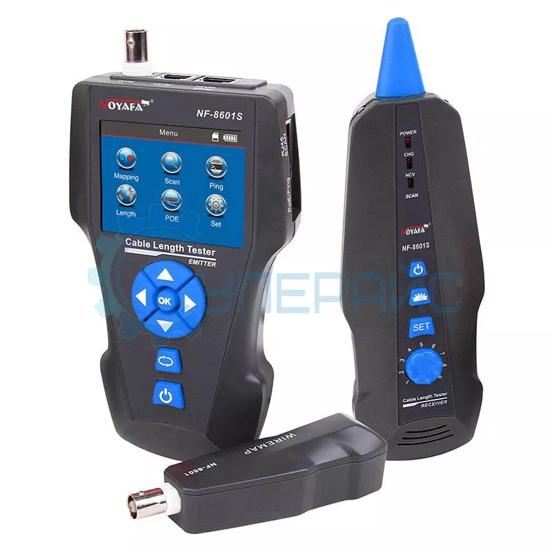 Многофункциональный кабельный тестер Noyafa NF-8601S, русский интерфейс ...