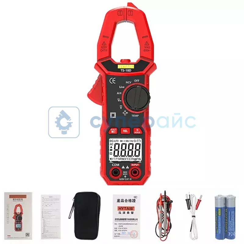 Купить многофункциональные токовые клещи HYTAIS TS18D | Суперайс