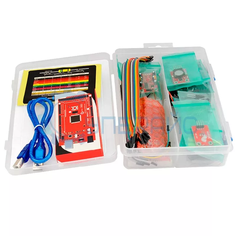 Набор модулей KEYES 2560 R3 Basic Kit на Arduino купить в Суперайс