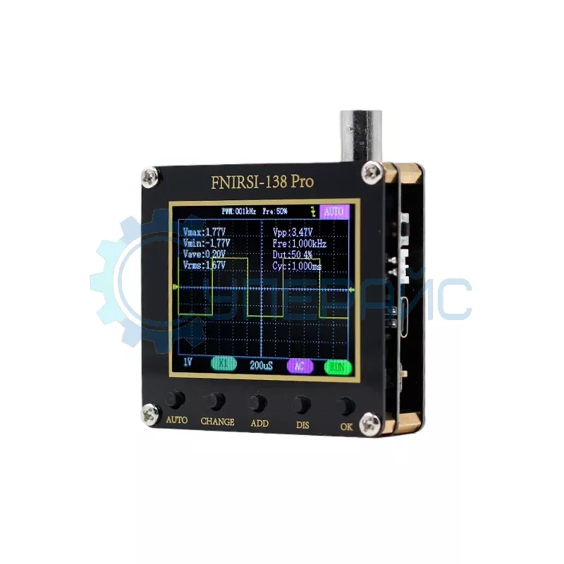 Купить осциллограф портативный FNIRSI DSO-138 PRO с батареей в Суперайс