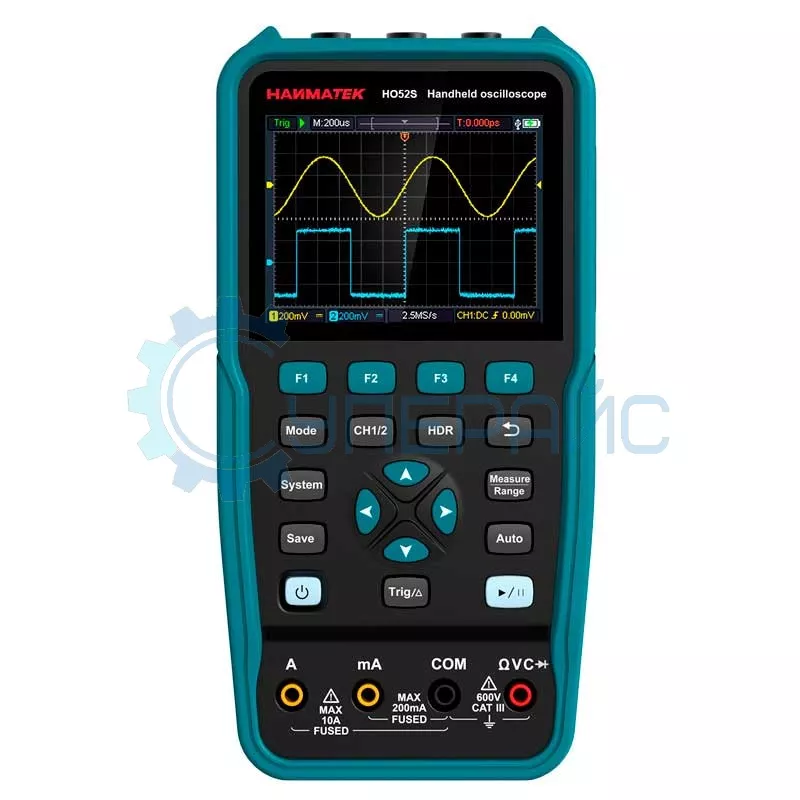 Цифровой запоминающий осциллограф HANMATEK HO52S заказать в Суперайс