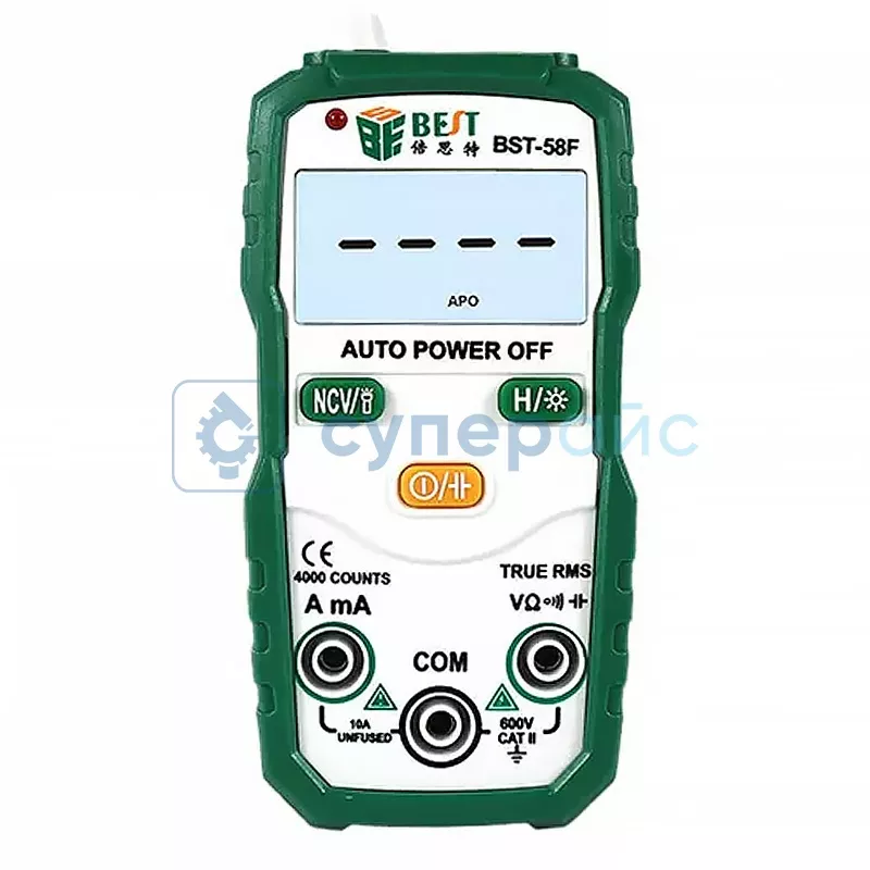 Купить компактный мультиметр BEST BST-58F в магазине Суперайс